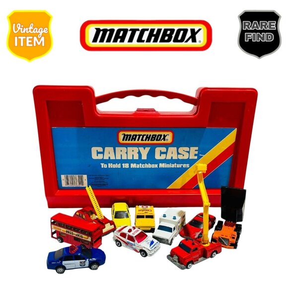 MATCHBOX | Toys | Matchbox Vintage 985 Car Carry Case Holds 18 Cars 1 ...